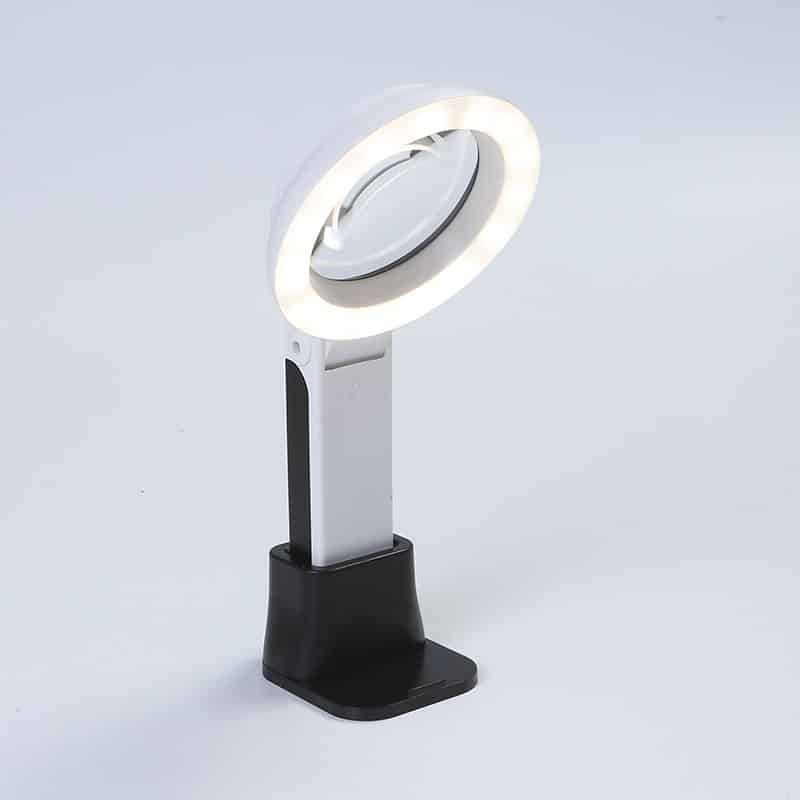 3-in-1 Convertible Desktop & Handheld Magnifier with 6X Lens | Wall ...