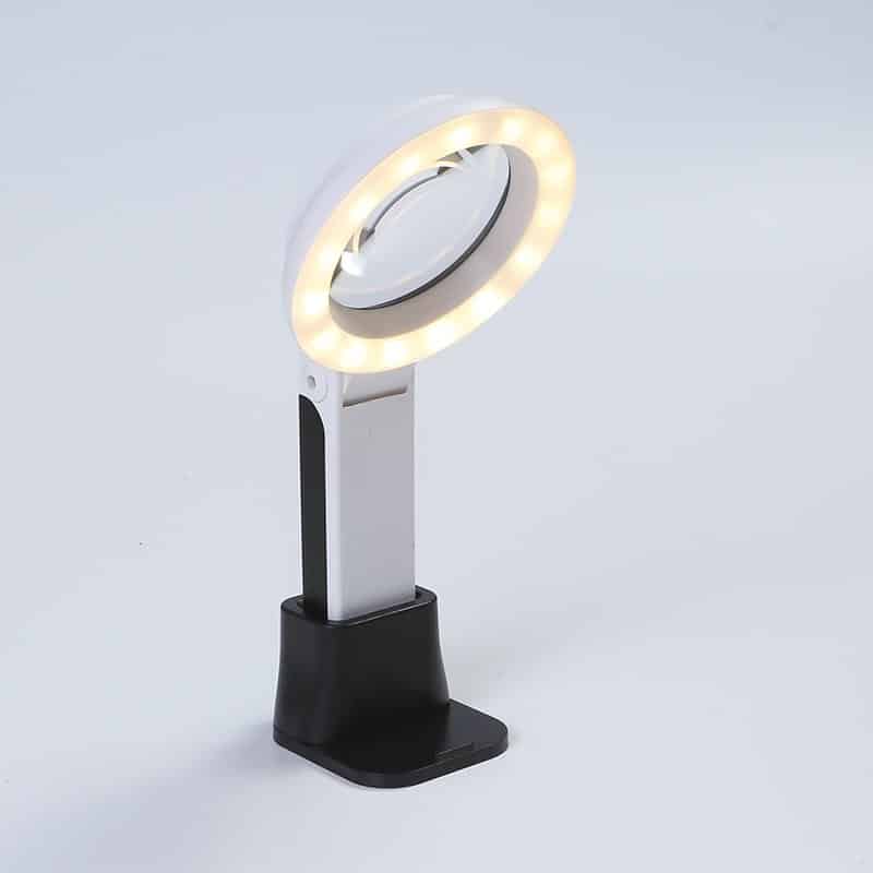 3-in-1 Convertible Desktop & Handheld Magnifier with 6X Lens | Wall ...
